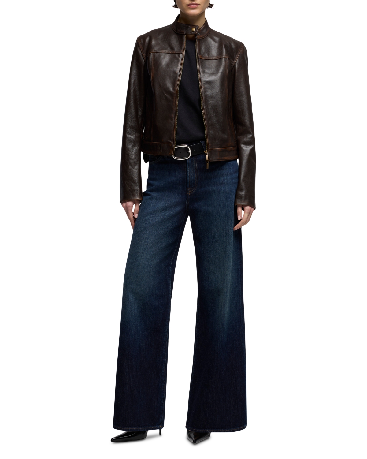 7 FOR ALL MANKIND 7 For All Mankind Lotta Tailorless High Rise Wide Leg Jeans